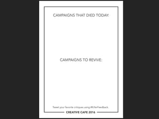 Creative Cafe: Campaign Strategy | PDF
