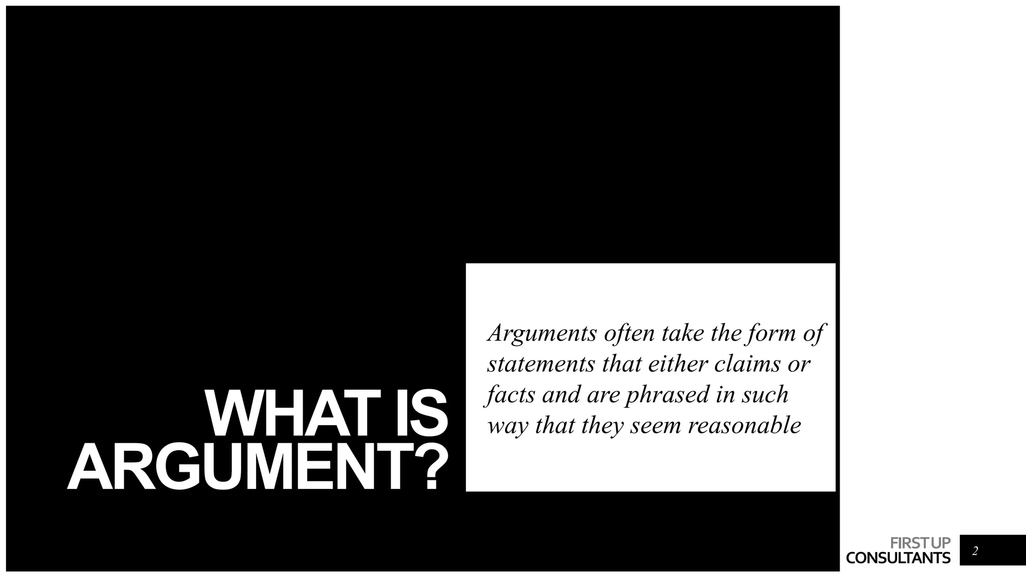 Arguments and Fallacies: Philosophy SHS | PPTX