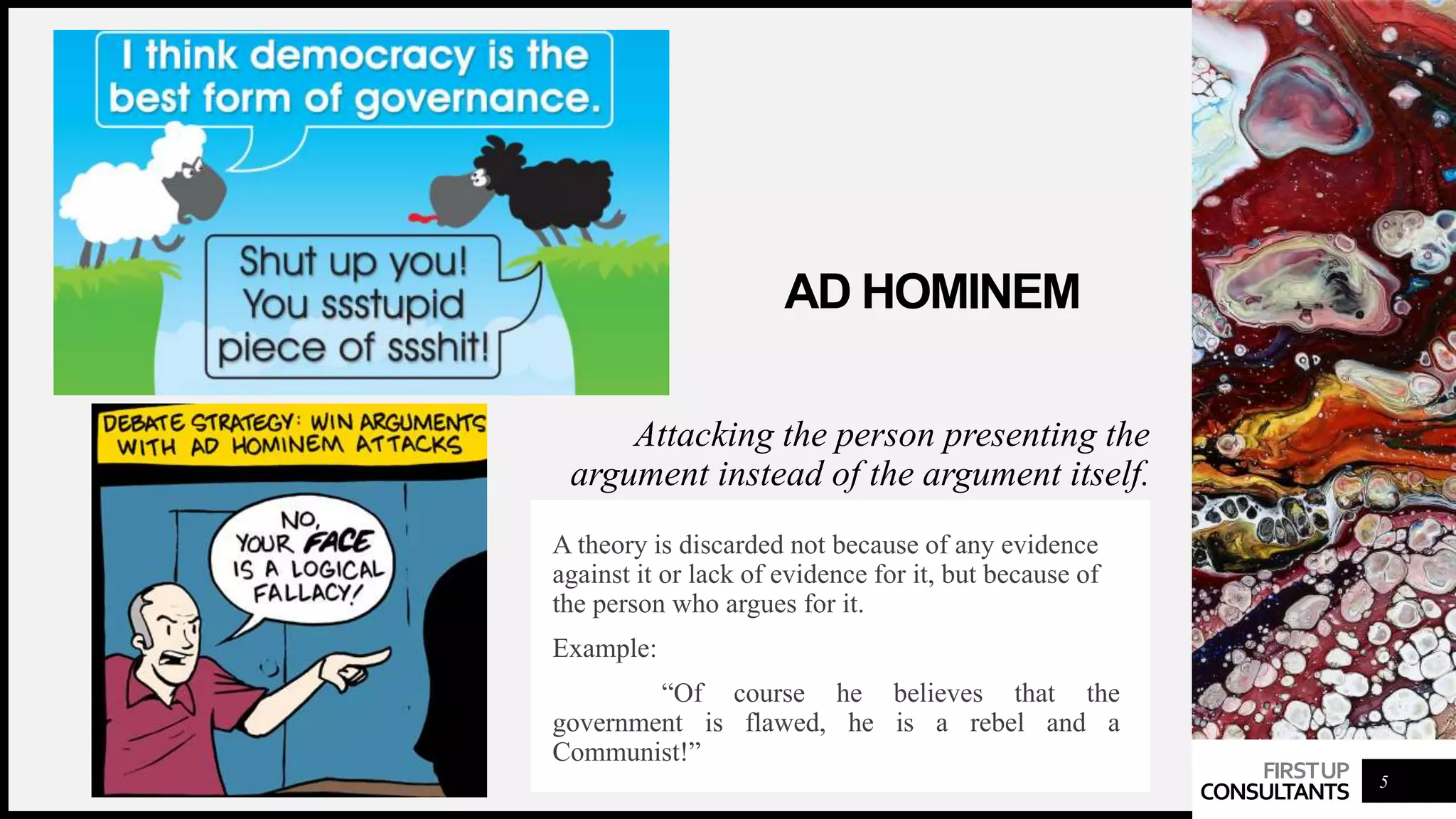 Arguments and Fallacies: Philosophy SHS | PPTX