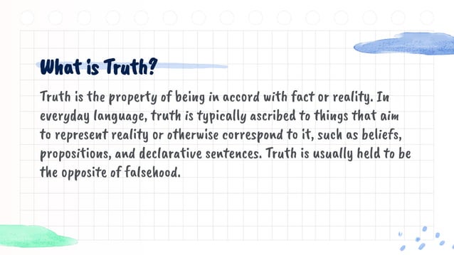 Nature of Truth | PDF