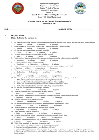 Introduction to Philo Diagnostic-test.docx