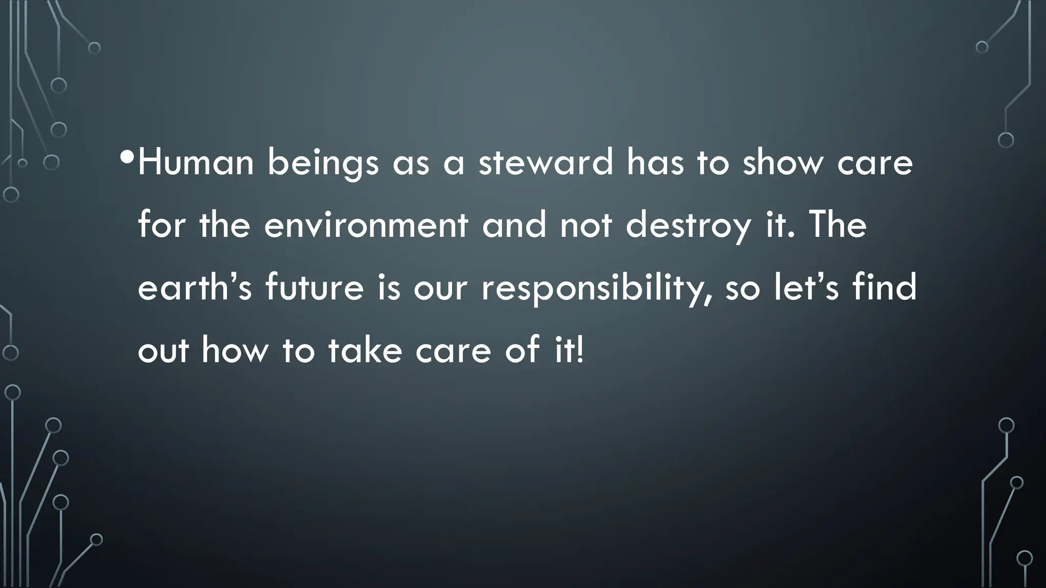 The human person in their environmental philosophy | PPTX