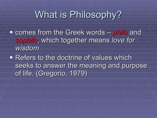 Philo. Of Cat | PPT