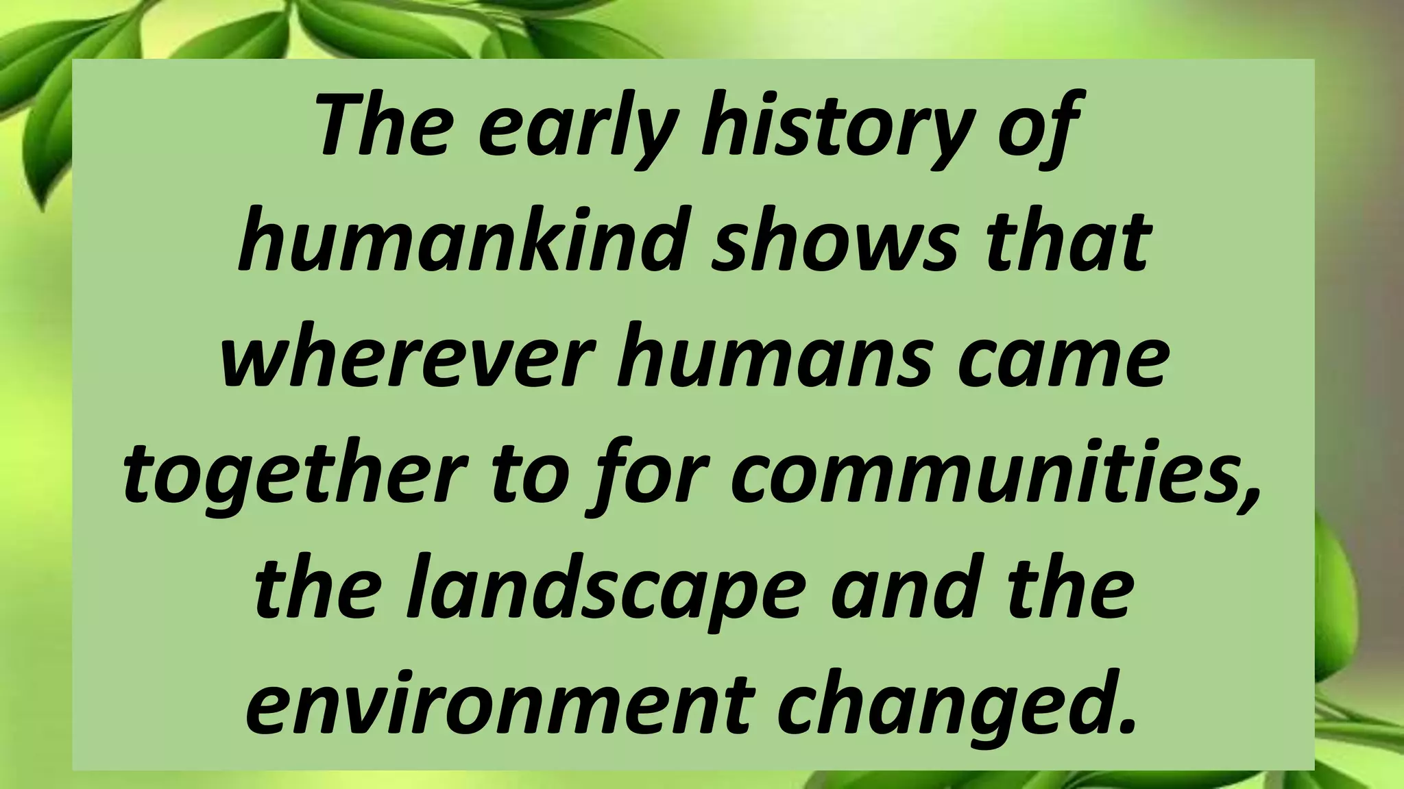 Human Person and the Environment | PPTX
