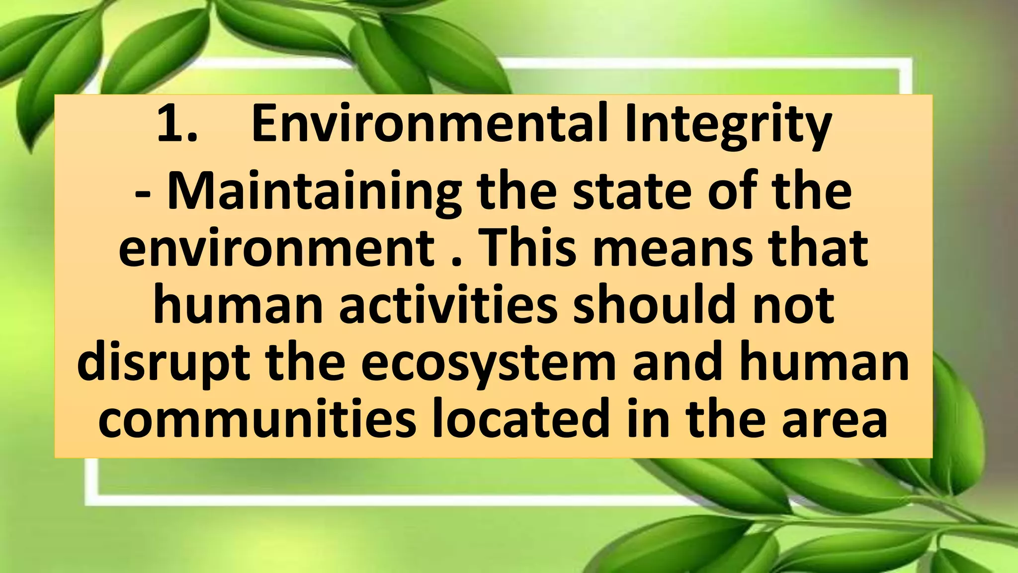 Human Person and the Environment | PPTX