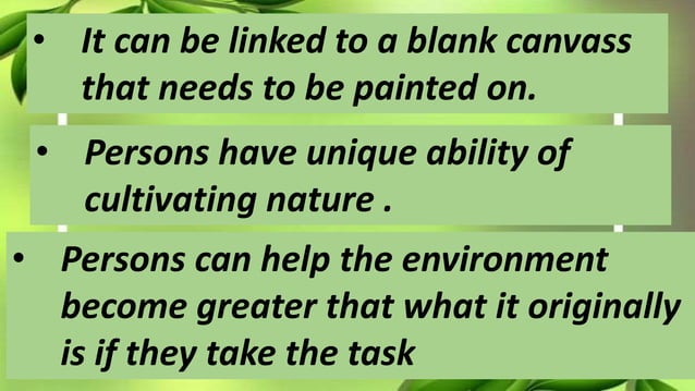 Human Person and the Environment | PPTX