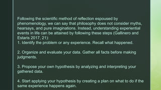 Philosophy 101 Module 1 for Senior High School 1st Quarter | PPTX