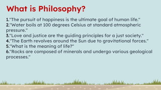 Introduction to Philosophy | PDF | Secondary Education | Education