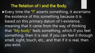 Unit III Human Being: A Limited Being Reflection on my body. An ...