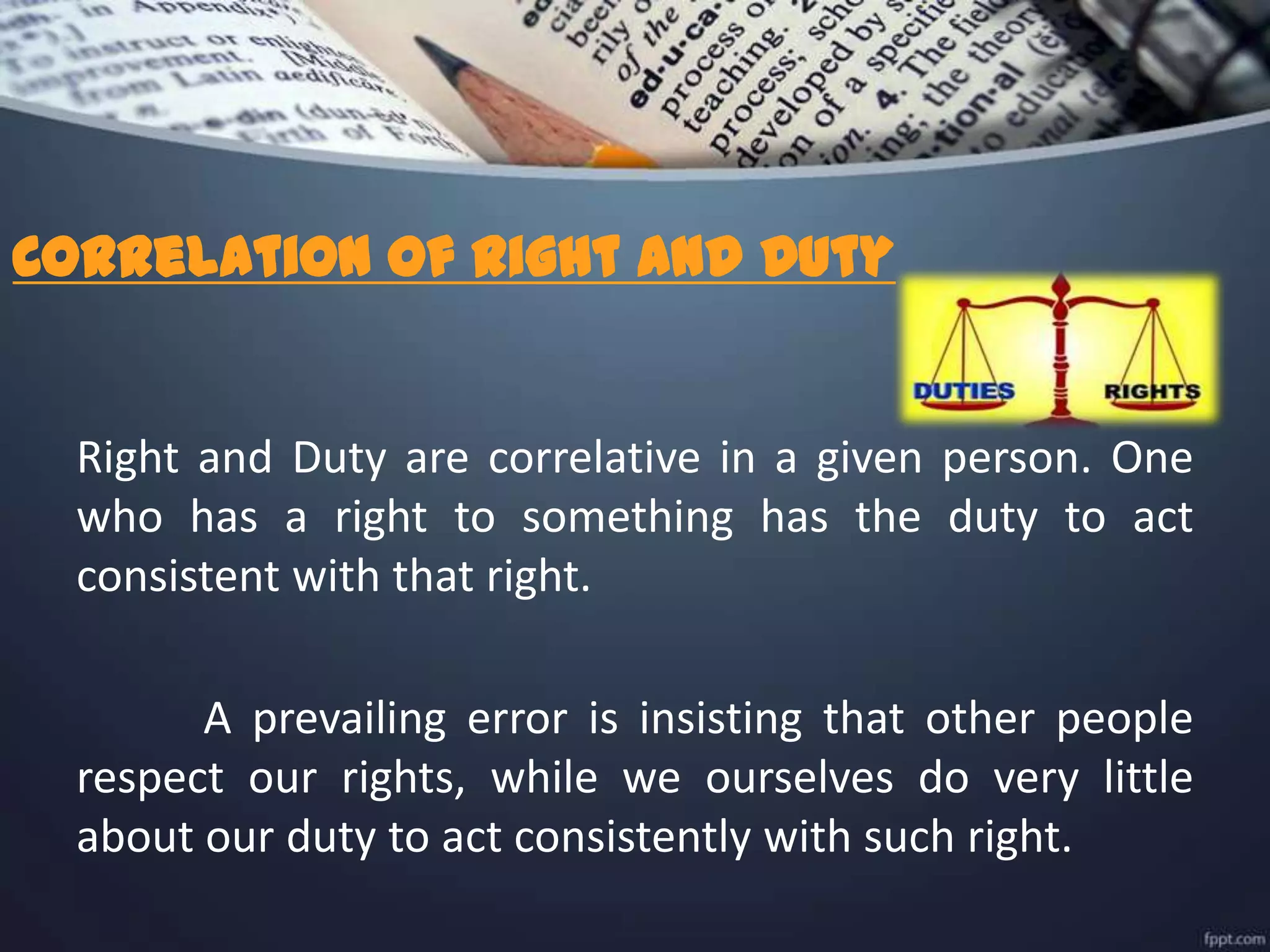 Rights and Duties | PPTX