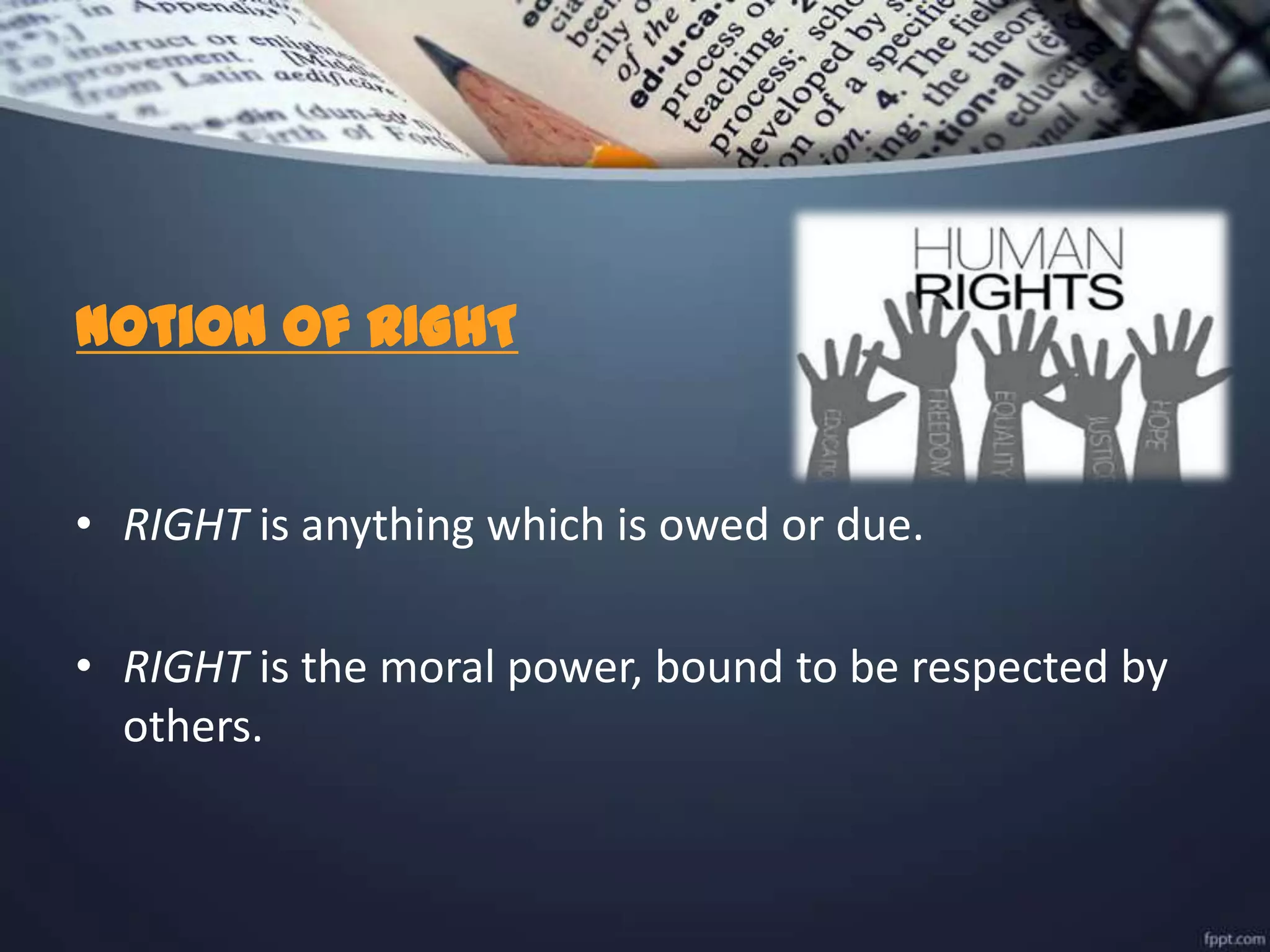 Rights and Duties | PPTX