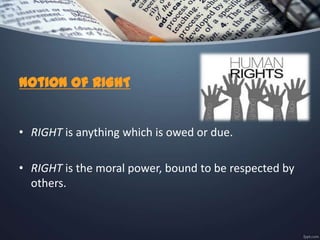 Rights and Duties | PPTX