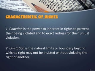 Rights and Duties | PPTX
