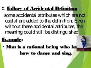 Fallacious Definition