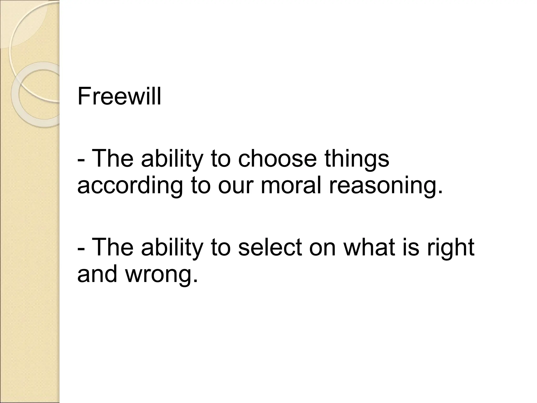 Freedom Slide for Philosophy, and different types of Freedom | PPT