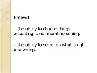 Freedom Slide for Philosophy, and different types of Freedom | PPT