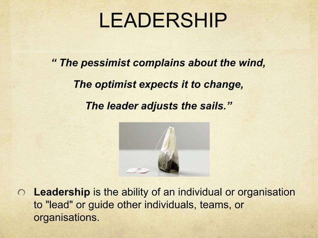Initiative and Leadership | PPT