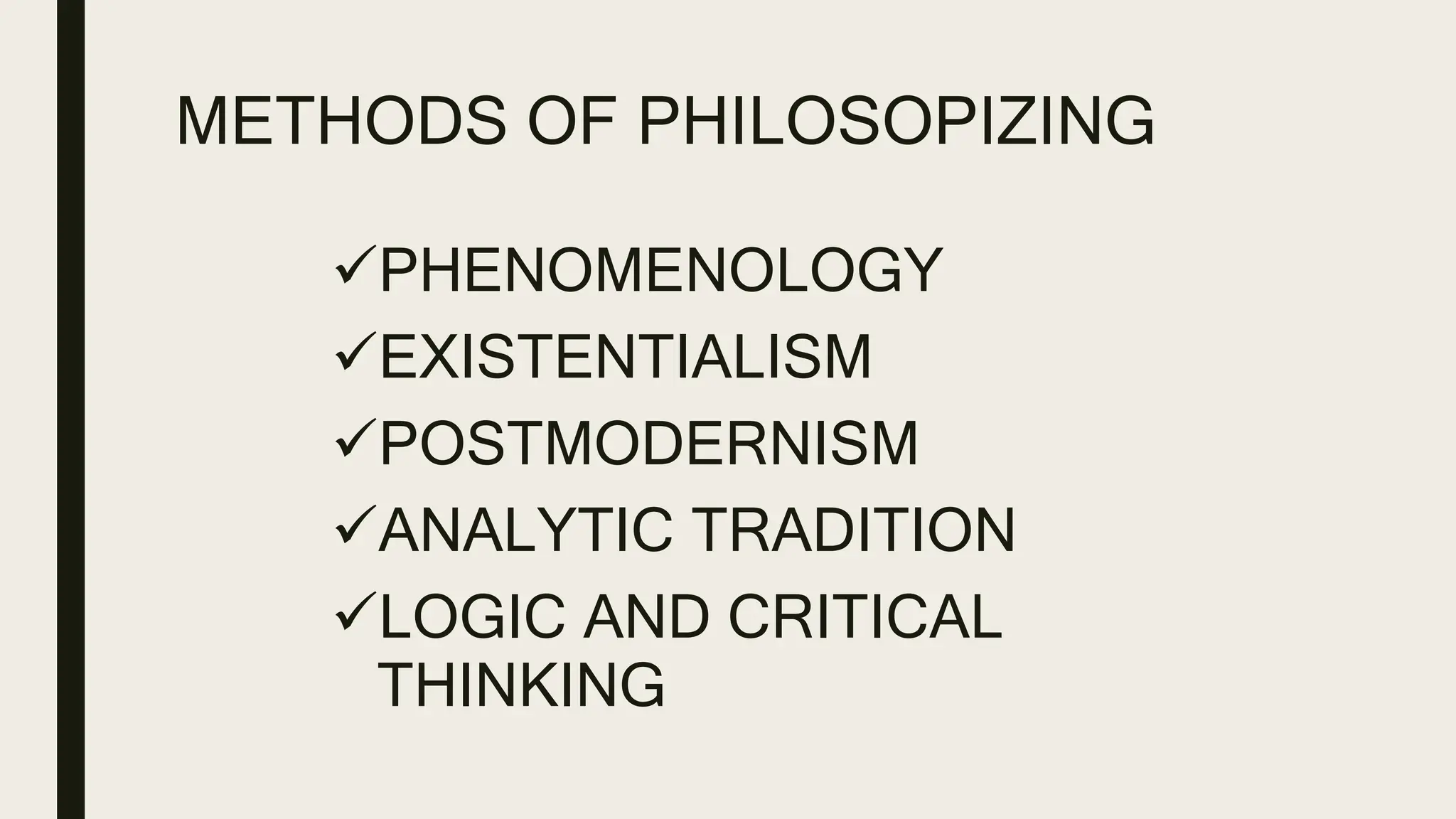 methods of philosophizing | PPTX