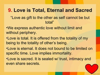 Philosophy of love | PPT