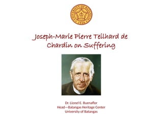 Philo of Man 19-Teilhard de Chardin.pptx | Spirituality | Religion ...