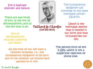 Philo of Man 19-Teilhard de Chardin.pptx | Spirituality | Religion ...