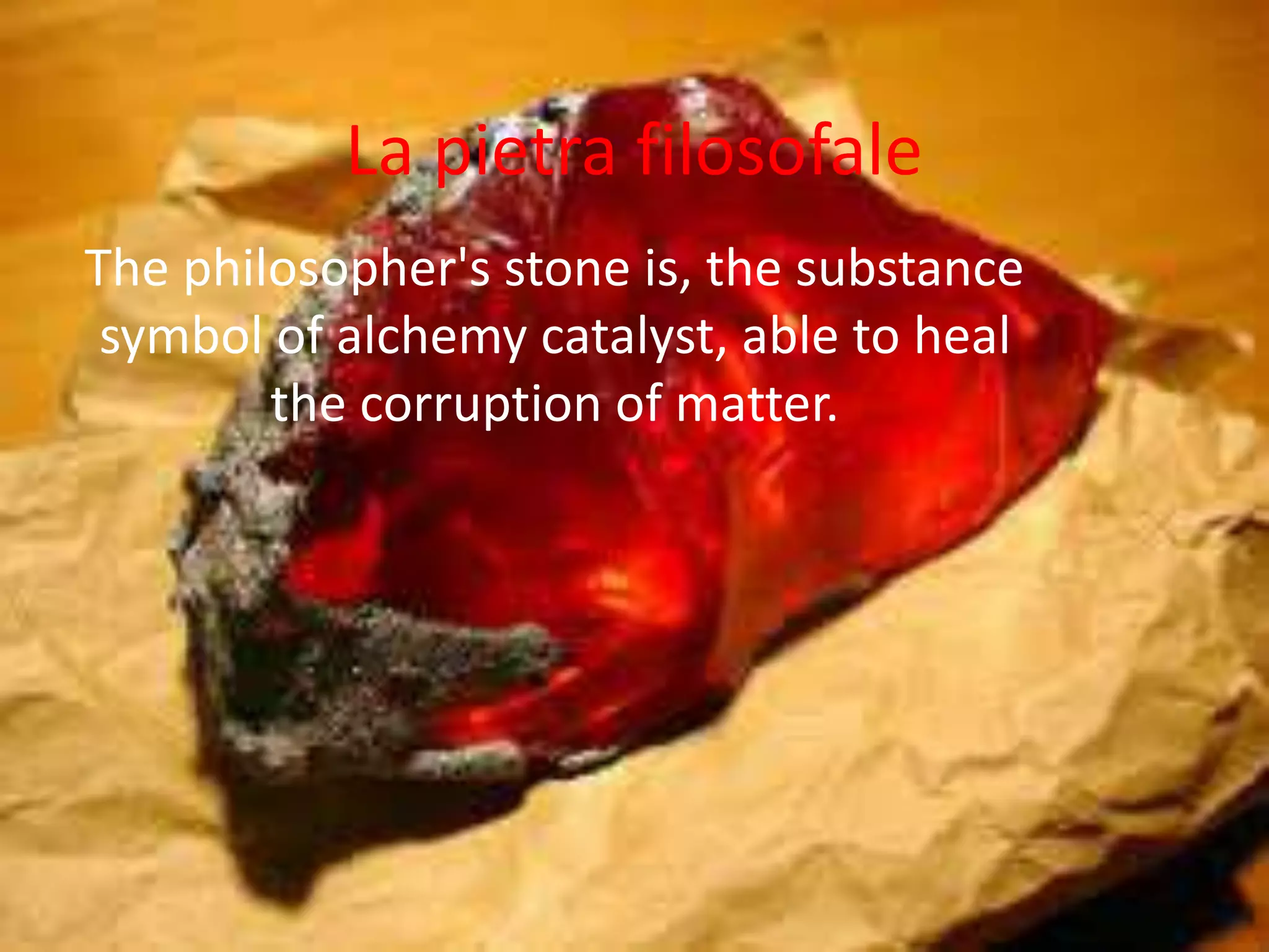 Philosofer stone | PPTX