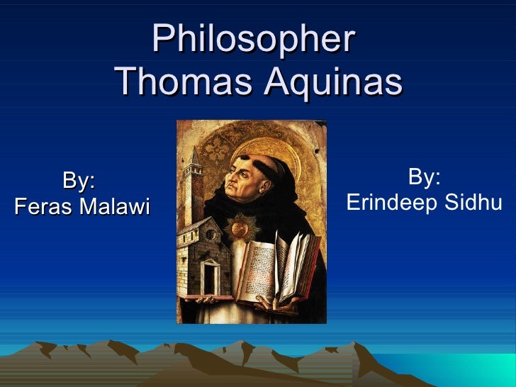 Philosopher Thomas Aquinas