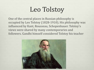 Russian Philosophers by Elizaveta Stepanova | PPT