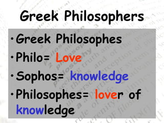 Philosophes | PPT