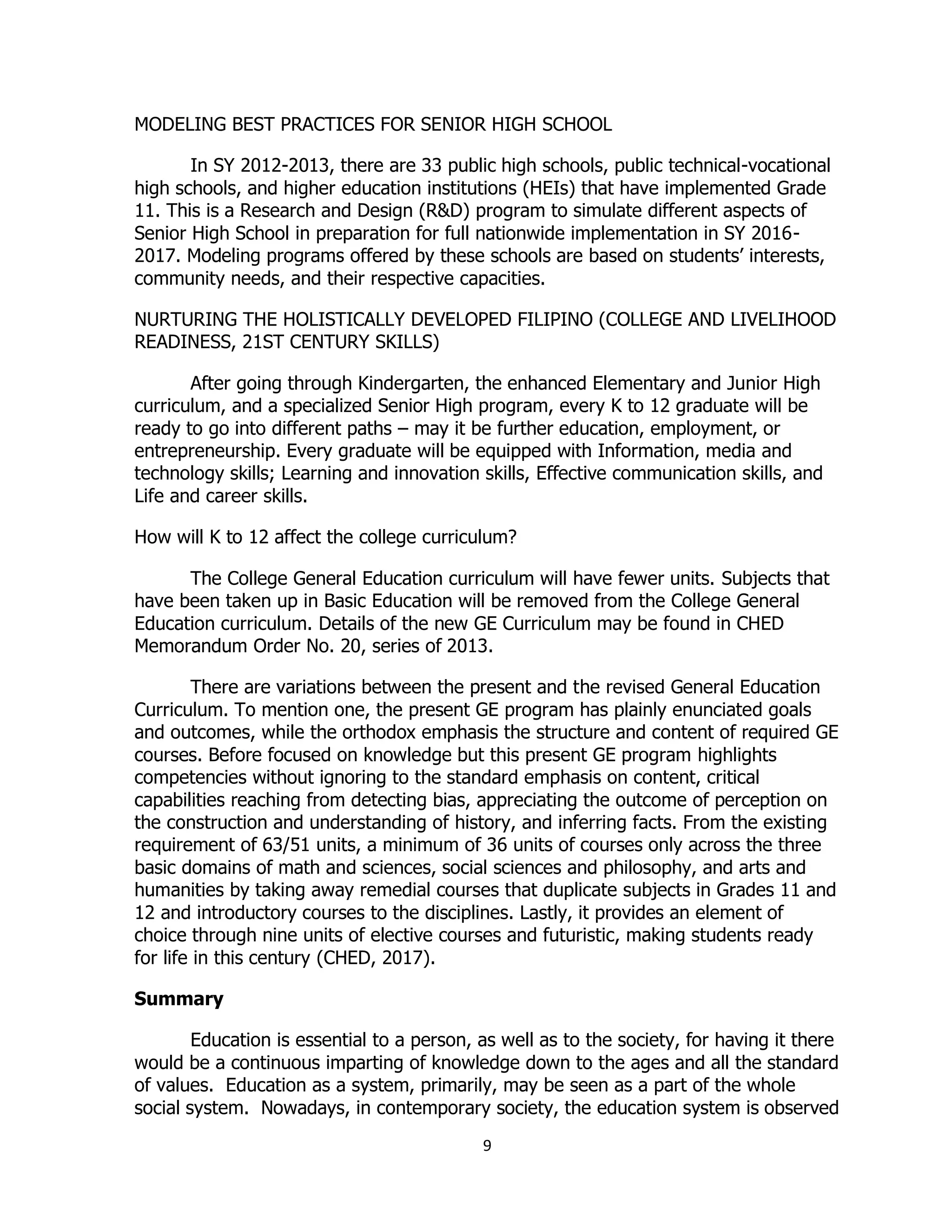 Philosophical and Sociological Foundations of Philippine Education ...