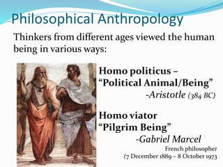 Philosophical Anthropology | PPTX
