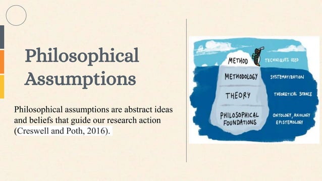 Philosophical Assumptions and Interpretive Frameworks.pptx | Science