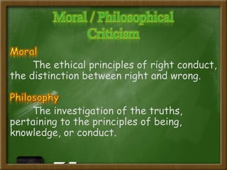 Philosophical criticism | PPTX | Religion & Spirituality