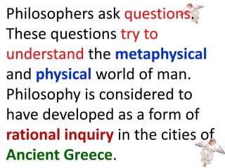 Philosophical foundation of guidance and counseling | PPTX