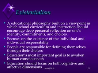 Philosophical foundations of education | PPT