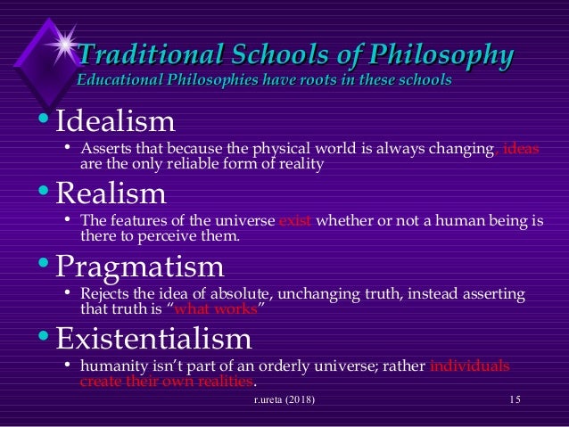 Philosophical foundations of education