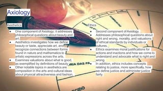 Philosophical foundations and The Philosophy of Education.pptx