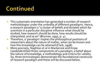 Educational Research and its future | PPTX | Science