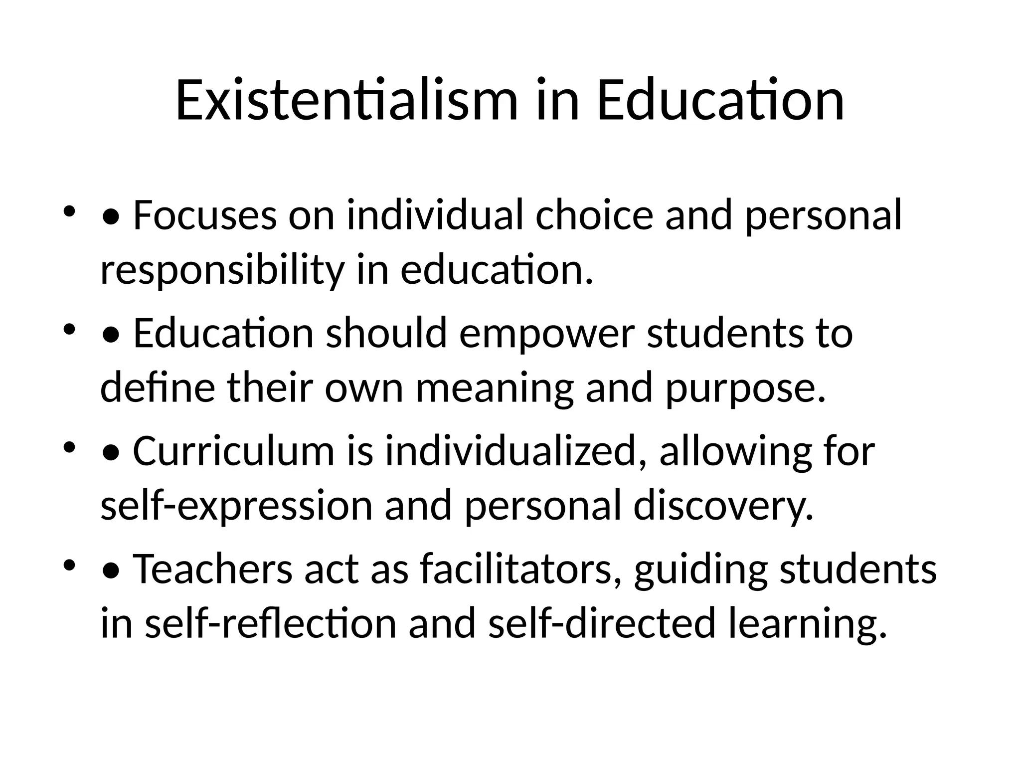 Philosophical Foundations Of Education Presentation Pptx