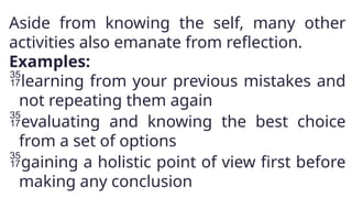 PHILOSOPHICAL REFLECTION AND ITS CONCEPT | PPTX