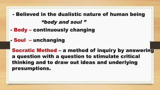 Understanding the Self in Philosophical View of the Self.pptx