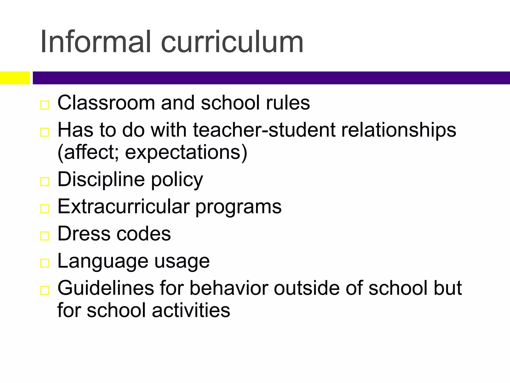 Philosophies of Education, Curriculum, Goals & Standards | PPTX