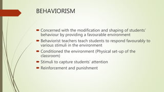 Philosophies of education | PPTX