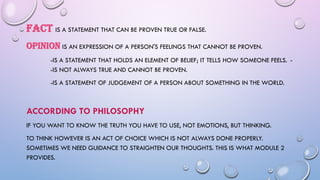 PHILOSOPHIZING (1).ppt Introduction to Philosophy | PPTX