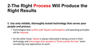 Toyota Way - Philosophy | PPTX