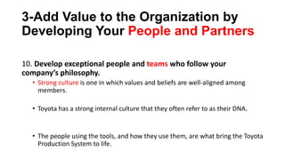 Toyota Way - Philosophy | PPTX