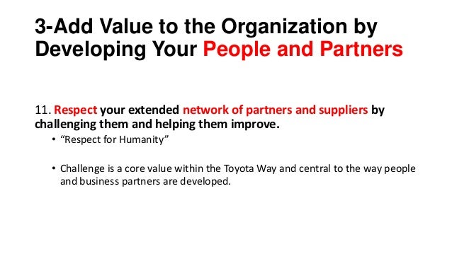 Toyota Way - Philosophy