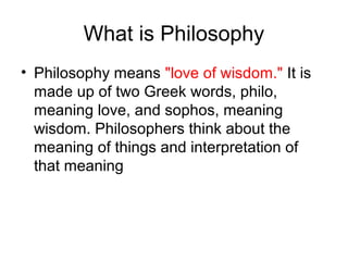 Philosophy Fundamentals | PPT
