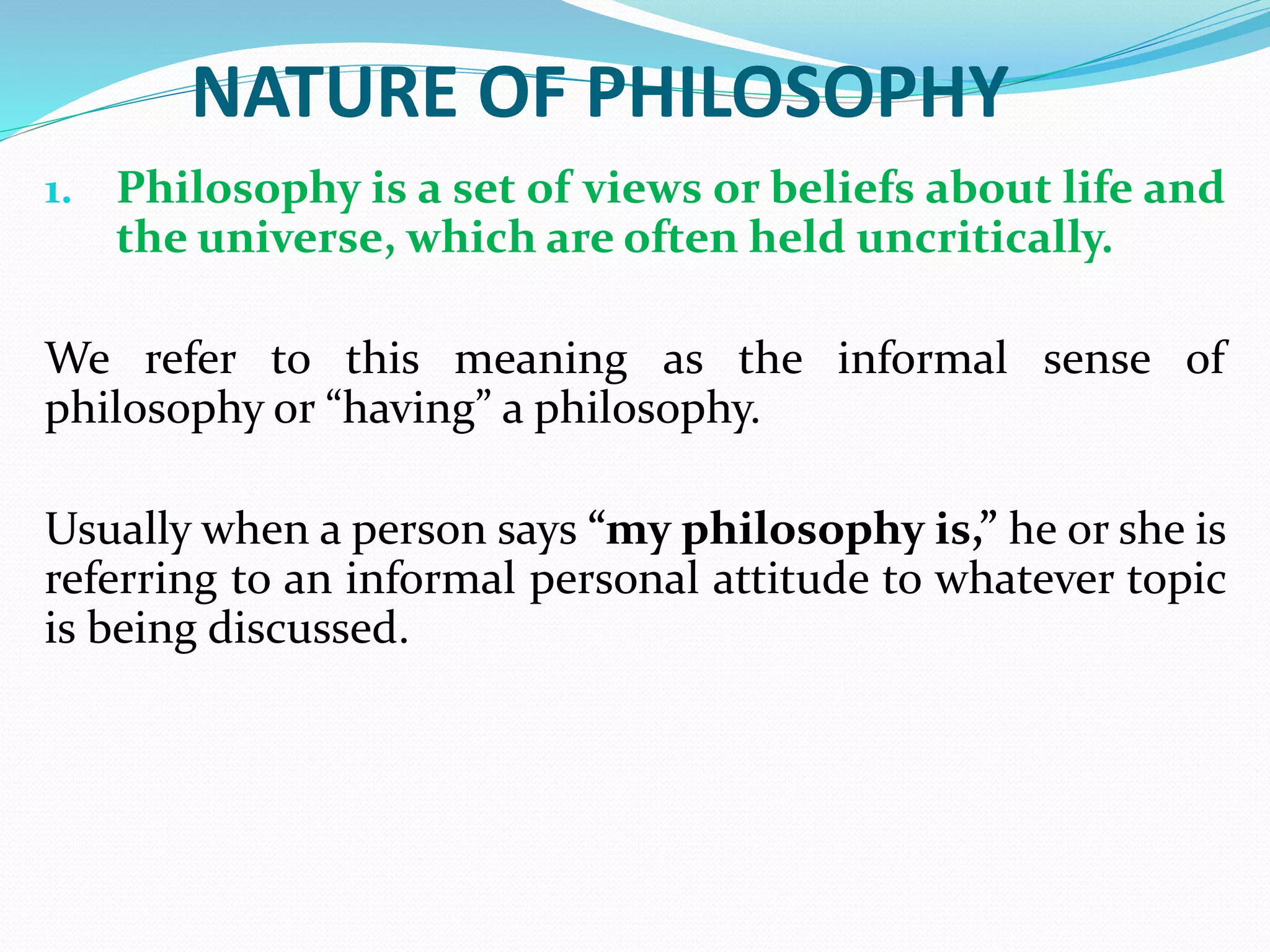 Philosophy and ethics | PPTX
