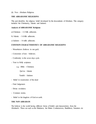 PHILOSOPHY AND RELIGION | DOCX